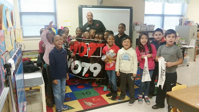 Reec visits Campbell Elementary School!