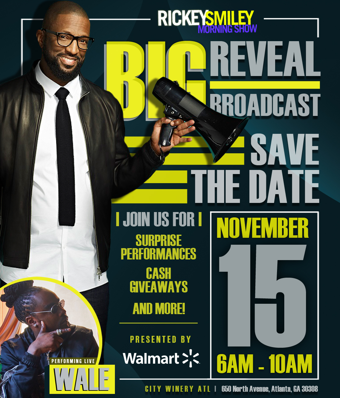 The Ricky Smiley Morning Show Big Reveal Broadcast Nov 15th