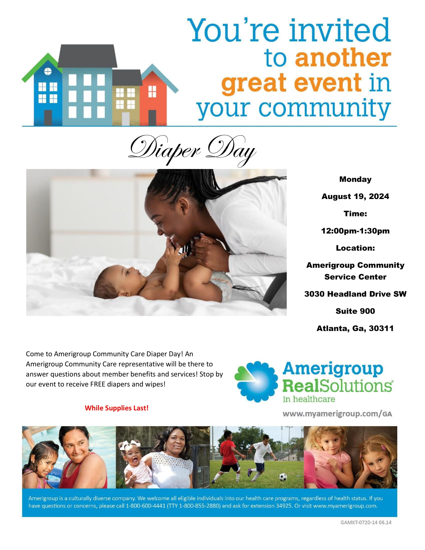 Amerigroup's August 2024 Diaper Days